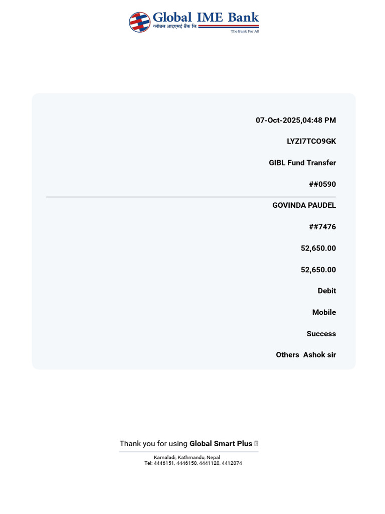 Transaction - Receipt 7 Oct, 2025 04 - 49 PM | PDF