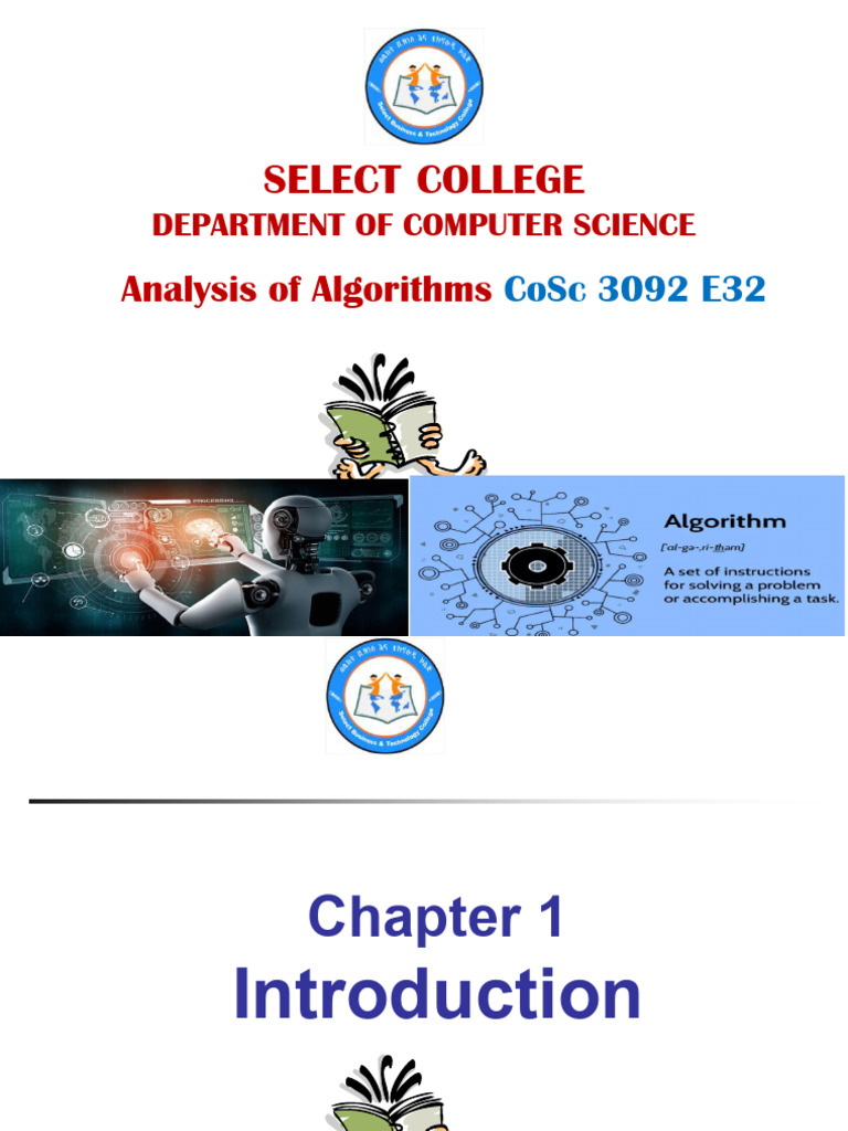 Chapter - 1 Introduction 2018 | PDF | Algorithms | Dynamic Programming