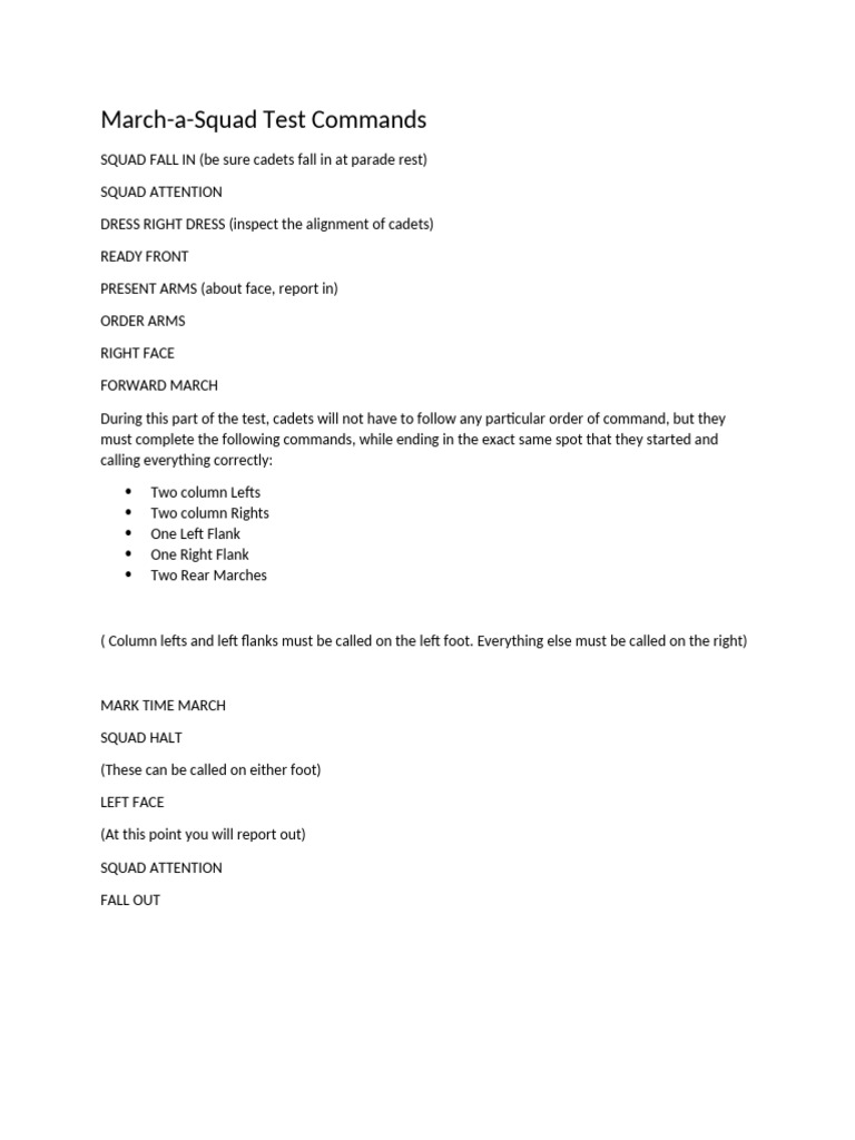March-A-Squad 2 | PDF