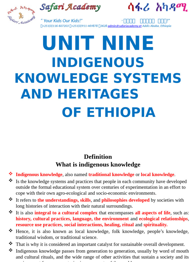 History Lesson Note for Grade 12..Unit 9 | PDF | Cultural Heritage ...