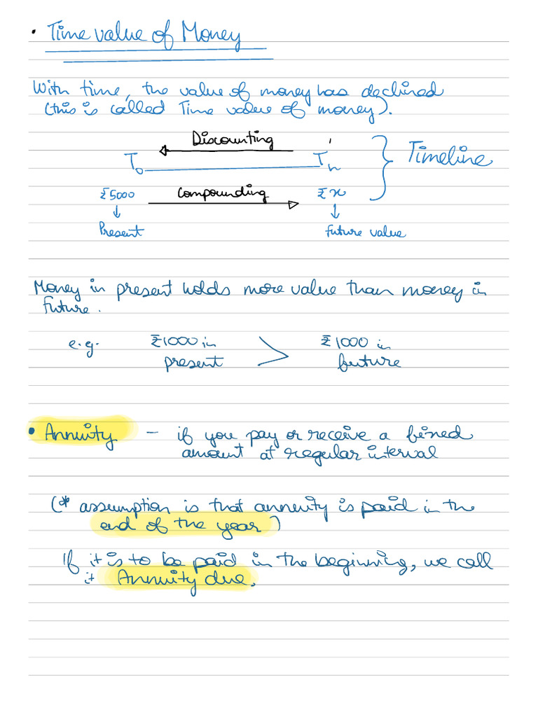 Financial Literacy Notes | PDF
