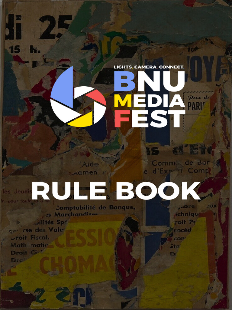BNU Media Fest 2024: Competition Rules | PDF | Creativity | Storytelling