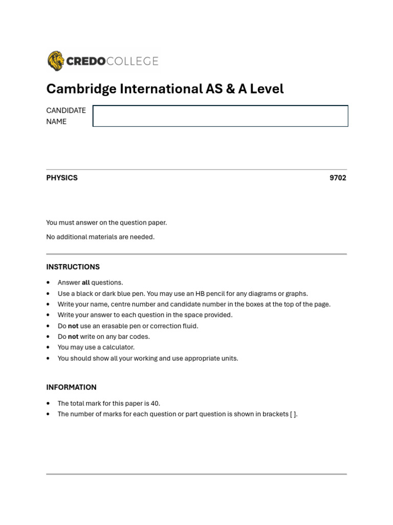 AS level physics | PDF | Mass | Physics