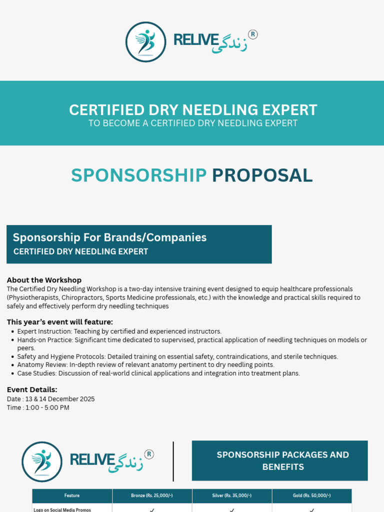Certified Dry Needling | PDF | Brand | Health Professional