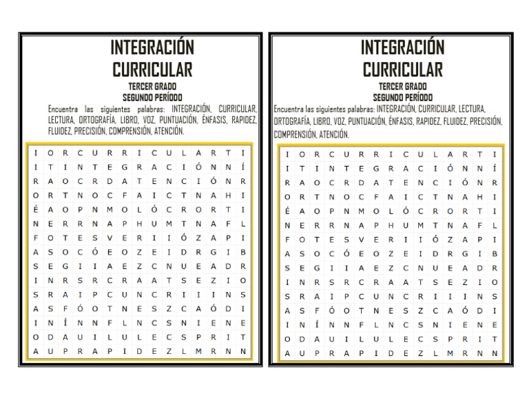 Actividades de Integración Curricular 3° | PDF