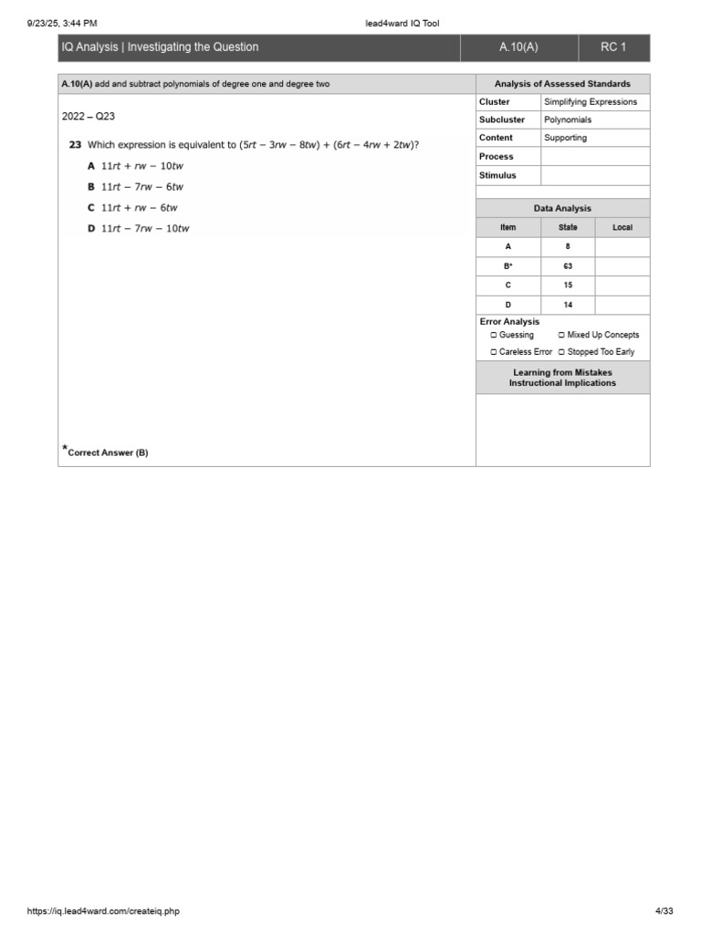 Simplify and Exponential STAAR Review | PDF | Mathematical Relations ...