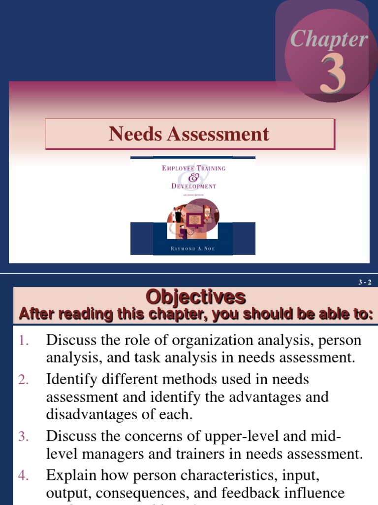 Chap 03 | PDF | Needs Assessment | Competence (Human Resources)