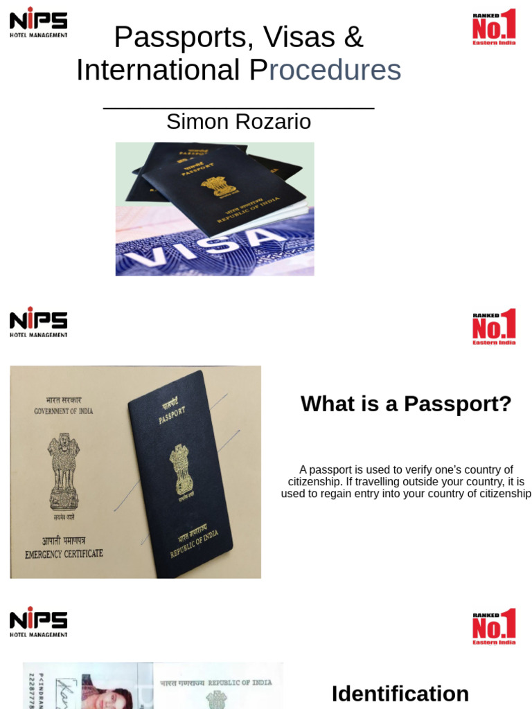 Passports, Visas & International Procedures New | PDF | Travel Visa ...