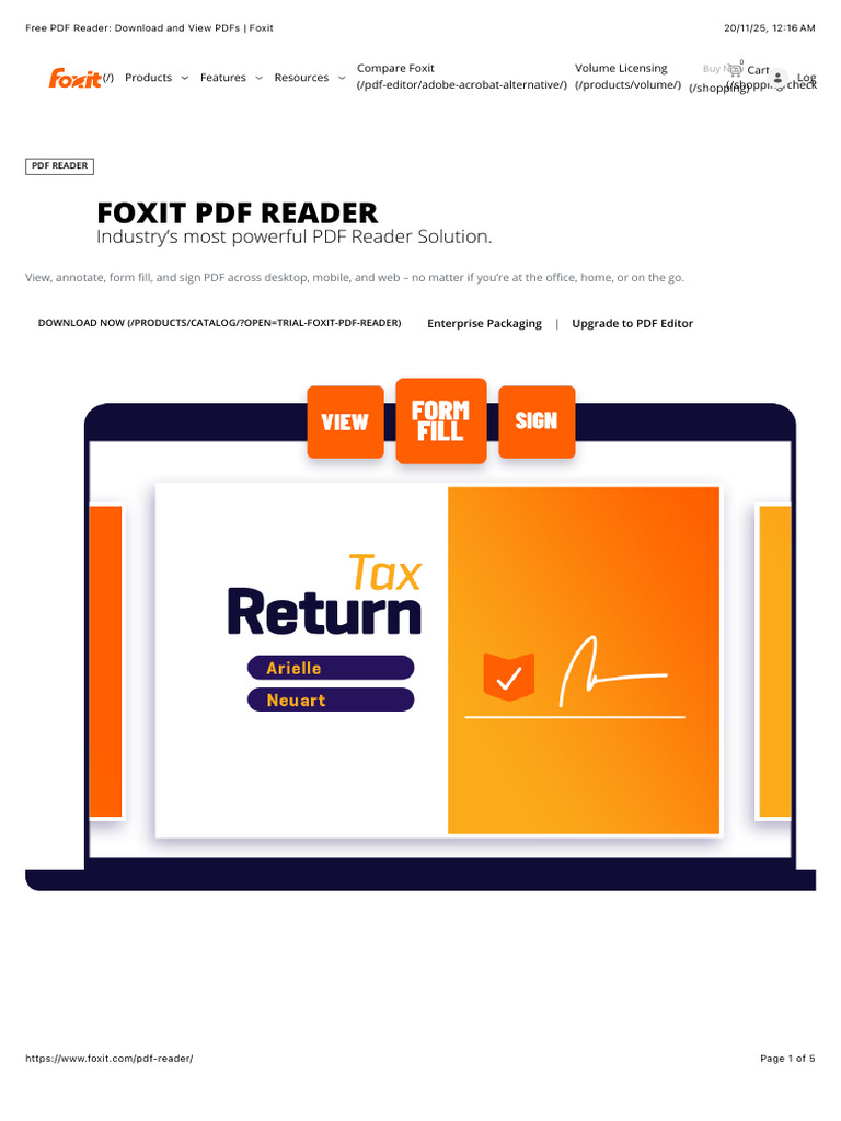 Download Foxit Free PDF Reader | PDF | Software | Computing