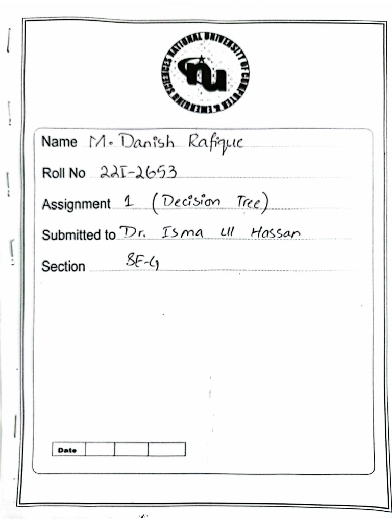Decision Tree Implementation | PDF