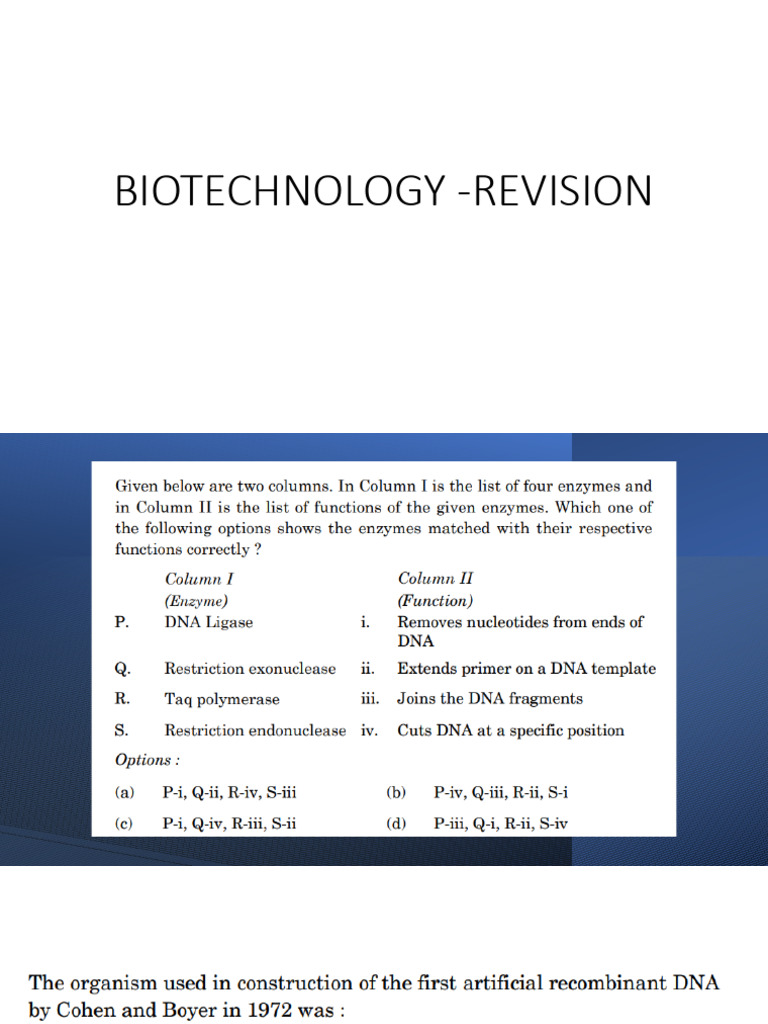Biotechnology | PDF