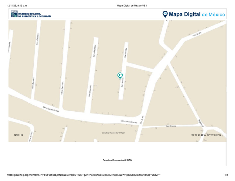 Mapa Digital de México V6 1 | PDF