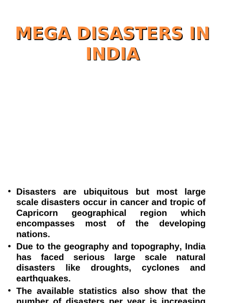 Mega Disasters | PDF | Tsunami | Storm Surge