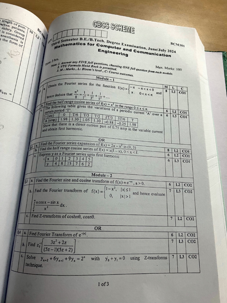3rd Sem Pyq | PDF | Digital Electronics | Computer Architecture