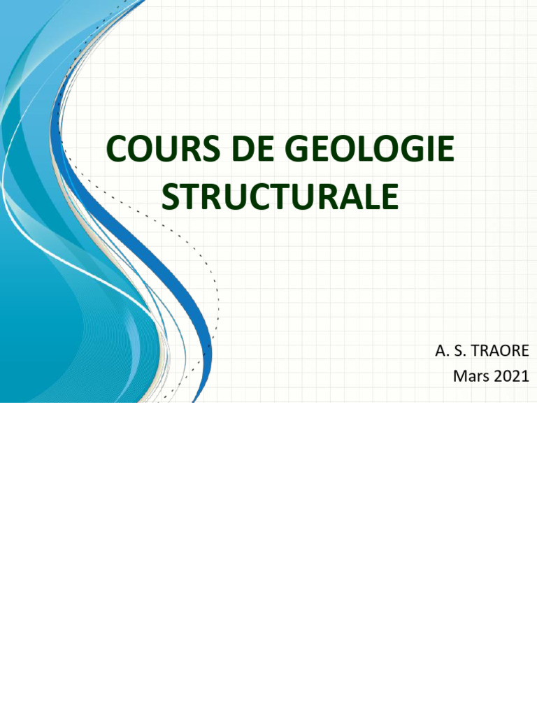 Geologie Structurale 2021 | PDF | Géologie | Croûte terrestre