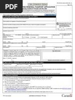 Canadian Travel Document Application Form | PDF | Identity Document ...