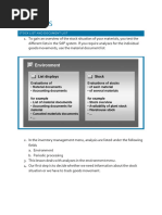 SAP MMBE Stock Overview Tutorial | PDF | Inventory | Databases