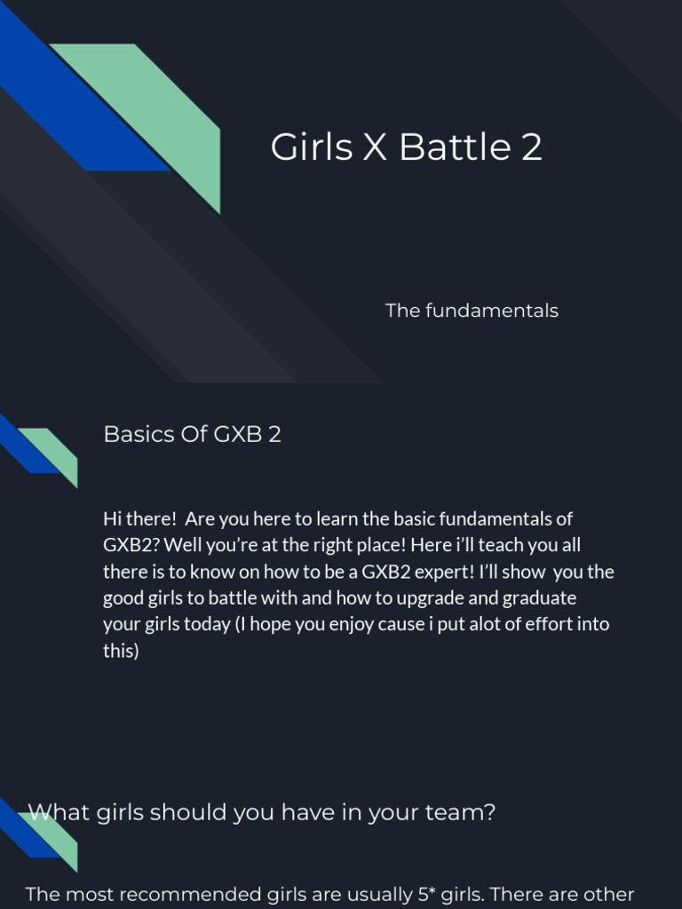 Girls X Battle 2 | PDF