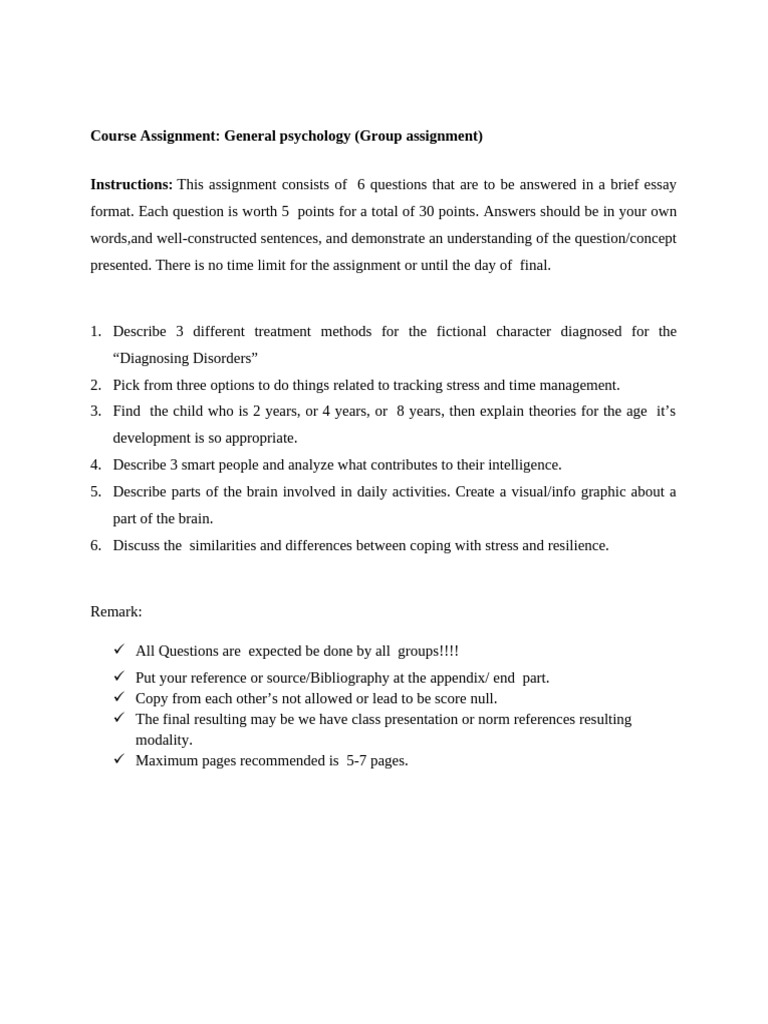 Group Psychology Assignment | PDF | Classical Conditioning | Psychology