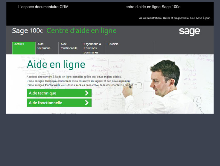 Intégration du CRM dans Sage 100c | PDF