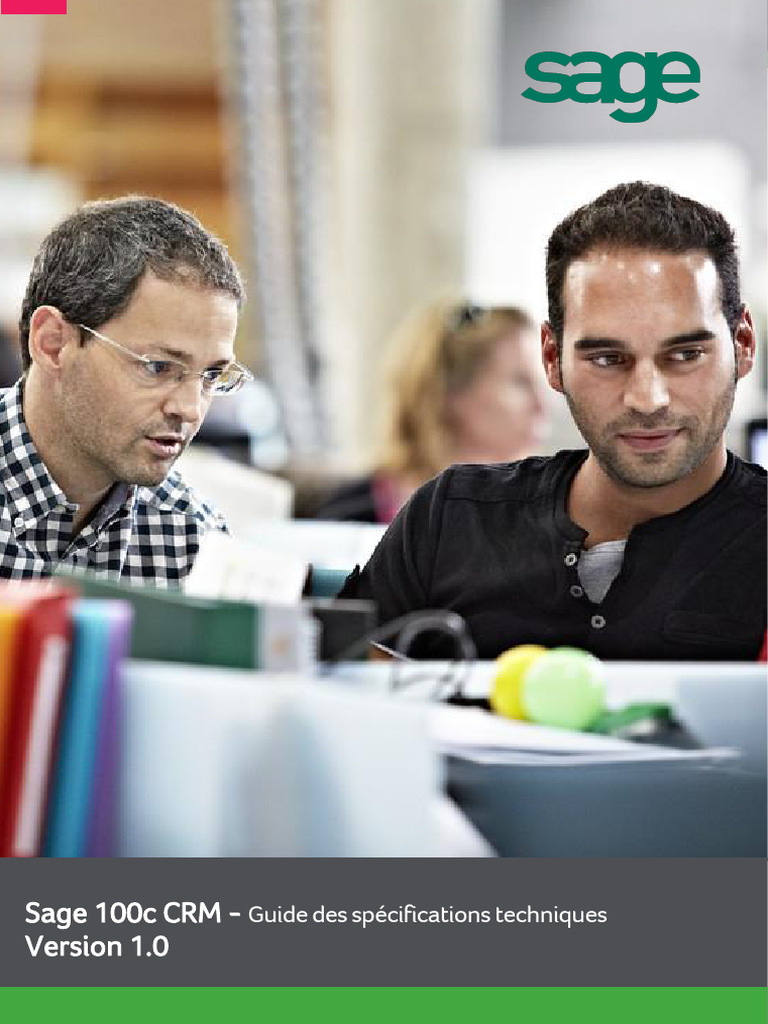 Guide technique Sage 100c CRM | PDF | Serveur (Informatique ...
