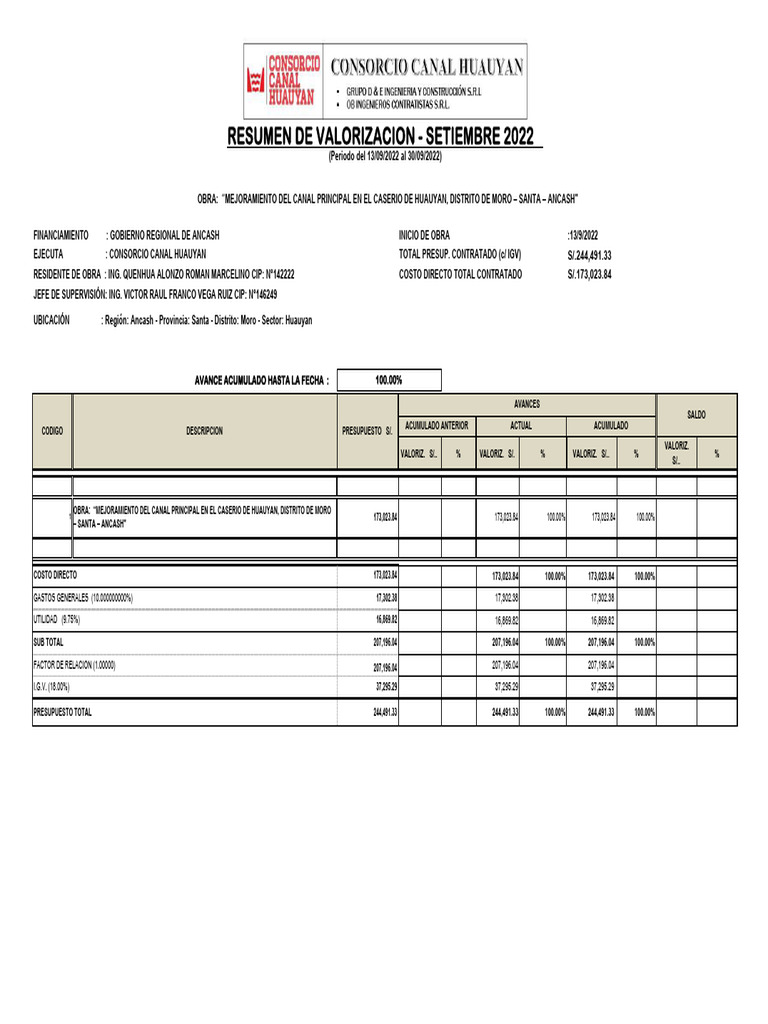 3. resumen de valADICIONAL N°01 HUAUYAN - | PDF