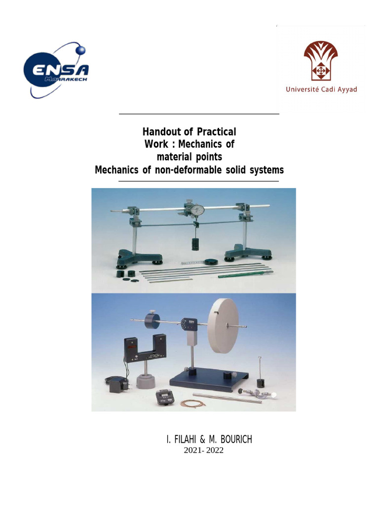 Mechanics of Free Fall Experiment Guide | PDF | Mass | Acceleration
