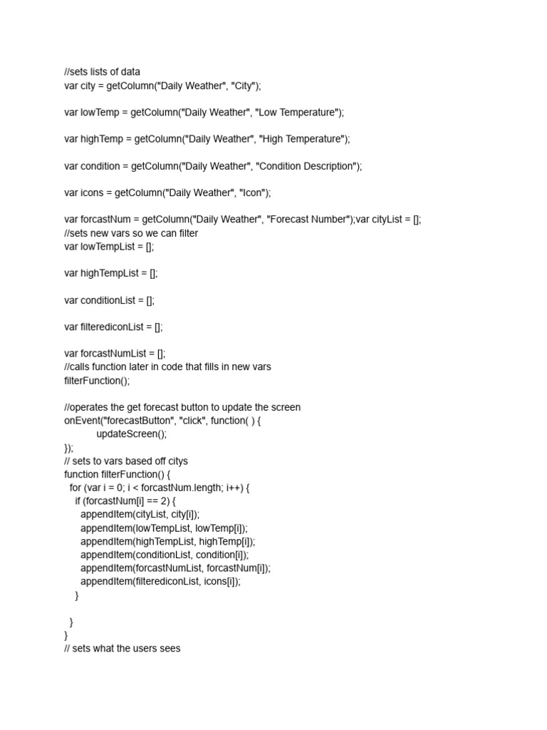 Weather Data Filtering Script | PDF