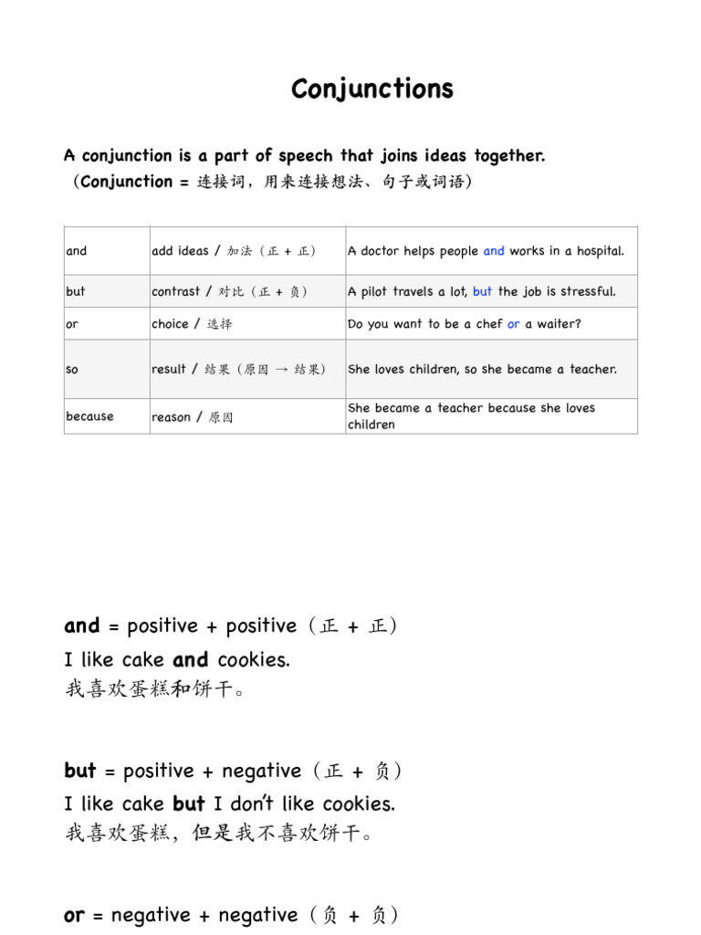 Grammar - Level 5, Unit 8, Lesson 7 (Conjunctions) | PDF