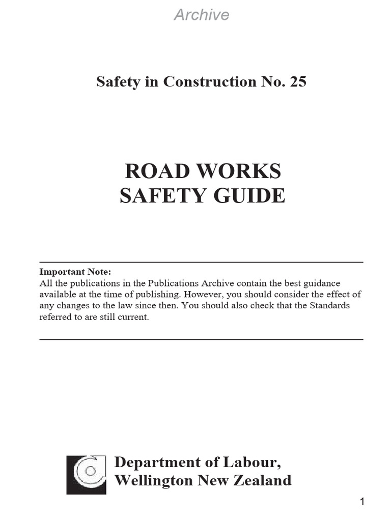 Roadworksafety PDF | PDF