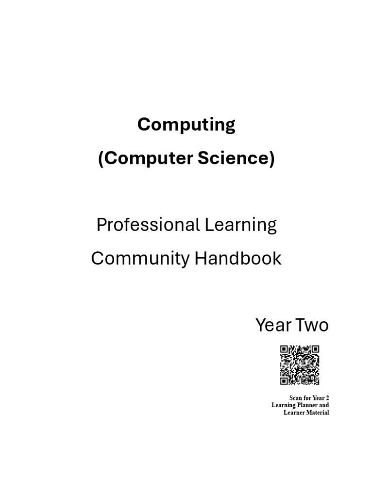Year 2 PLC Handbook for Teachers | PDF | Educational Assessment | Barcode