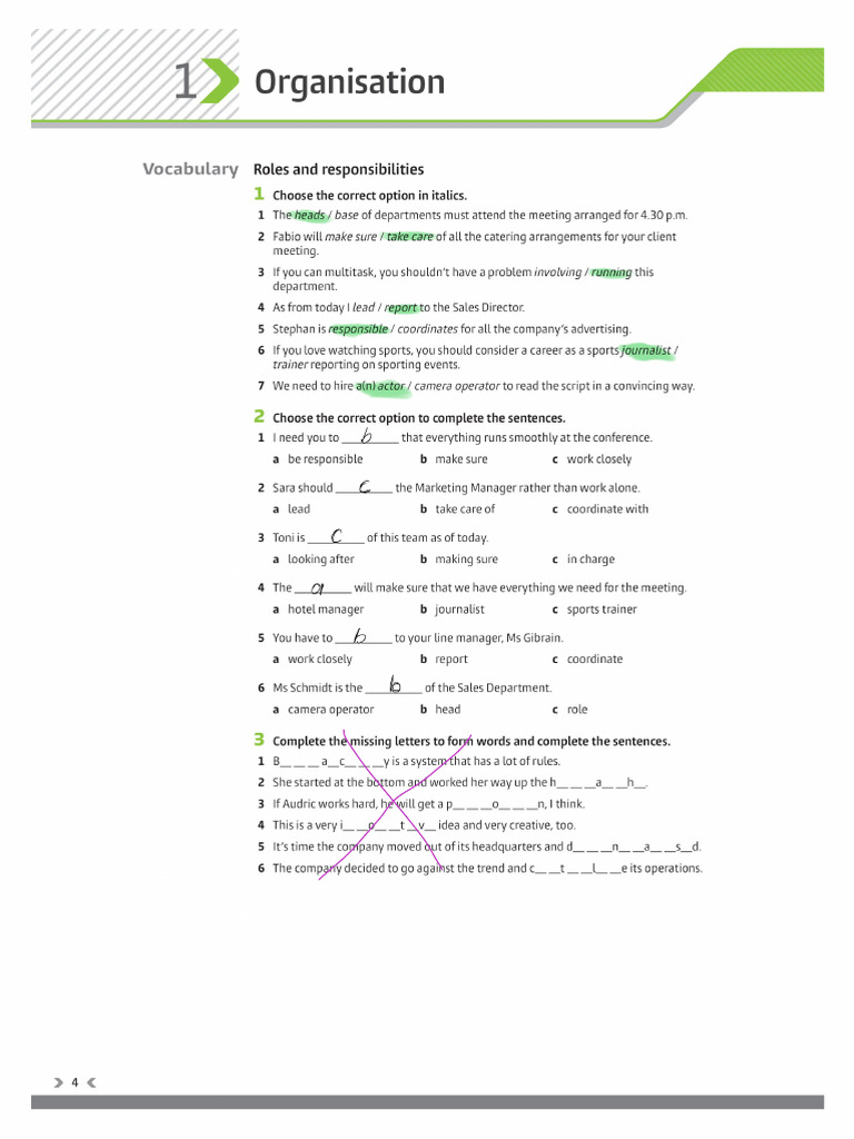 Business Partner B1 WB Unit 1 | PDF