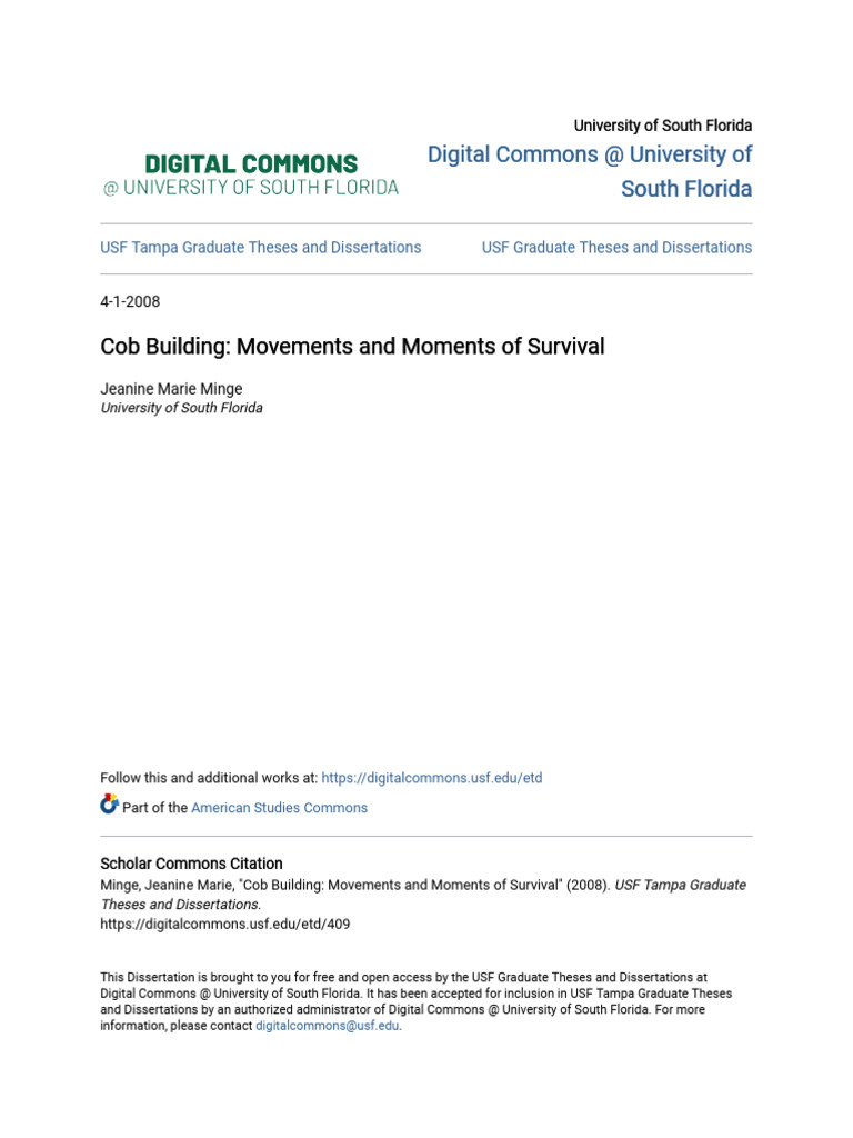 Cob Building Movements and Moments of Su | PDF | Ecofeminism ...