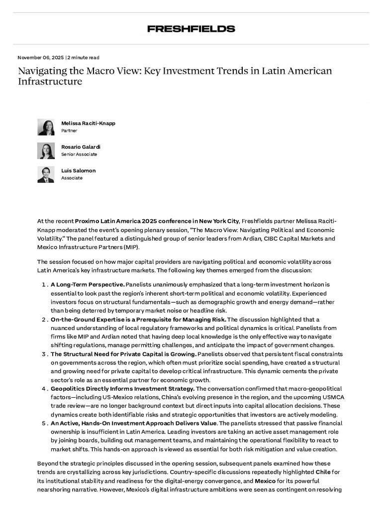 Navigating The Macro View - Key Investme.. | PDF