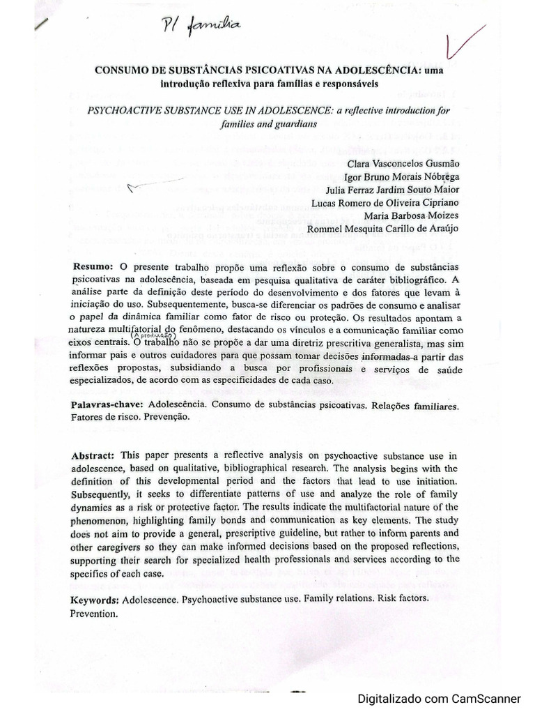 consumodesubstancias.artigo | PDF