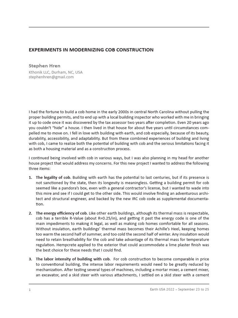 Slot1 006 Stephen-Hren 2022 | PDF | Building Insulation | Thermal ...