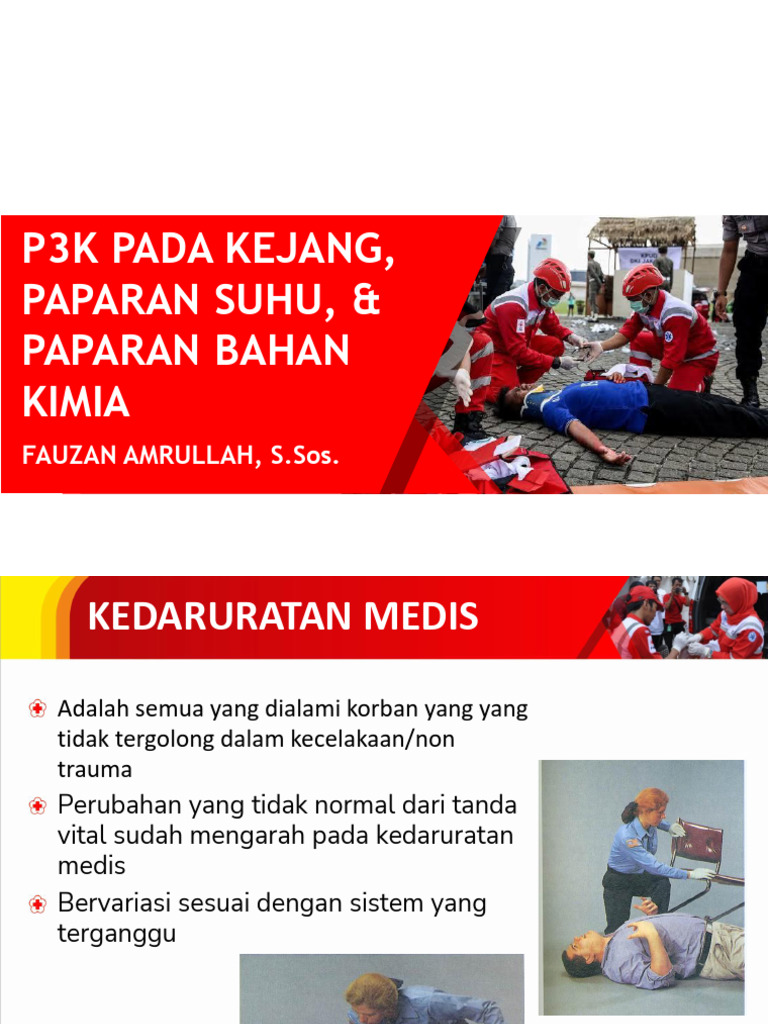 P3K Kedaruratan Medis: Kejang & Paparan | PDF