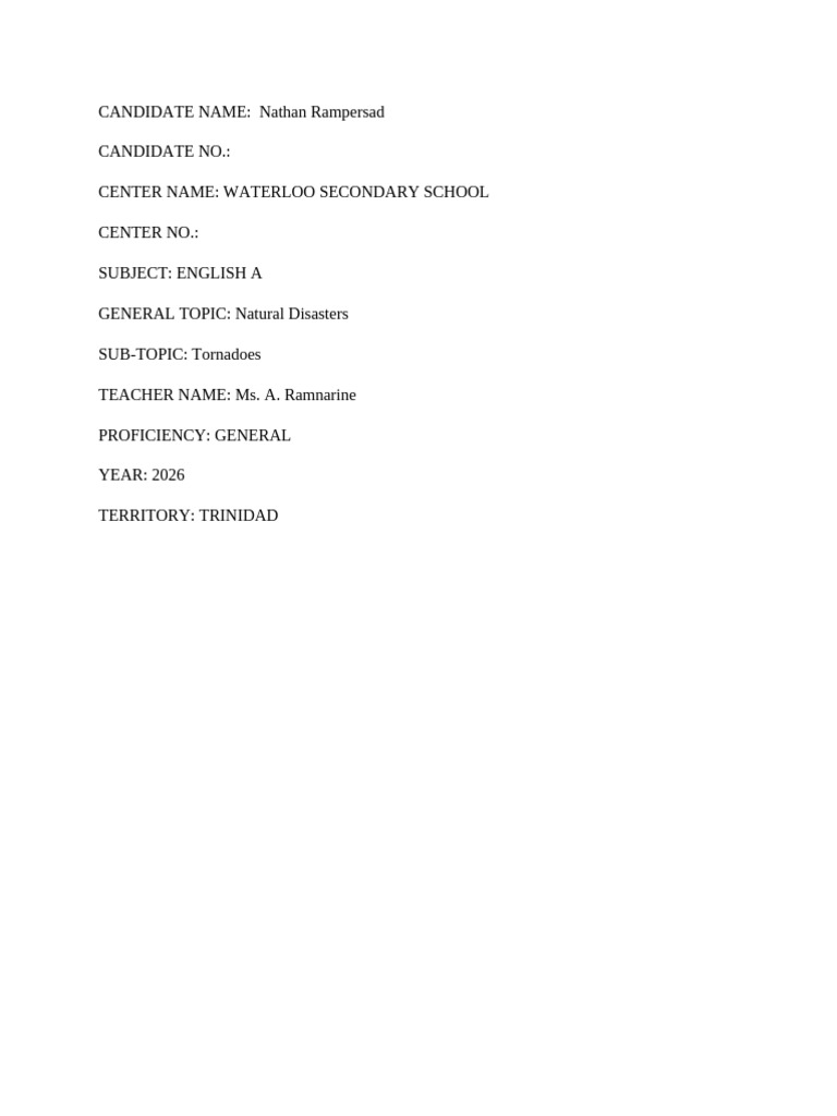 English SBA | PDF