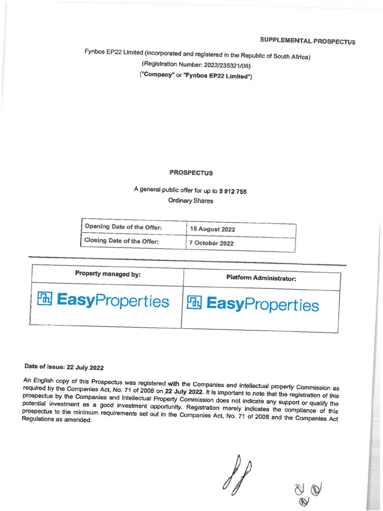 Prospectus | PDF