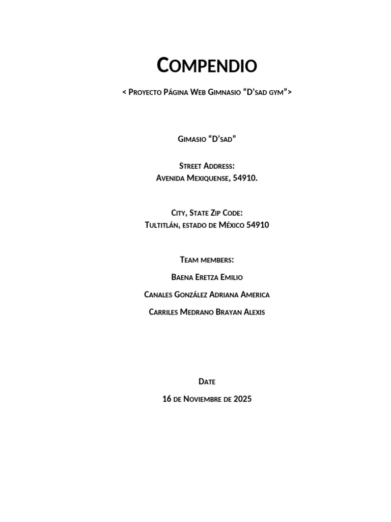 Compendi o | PDF | HTML | Experiencia de usuario