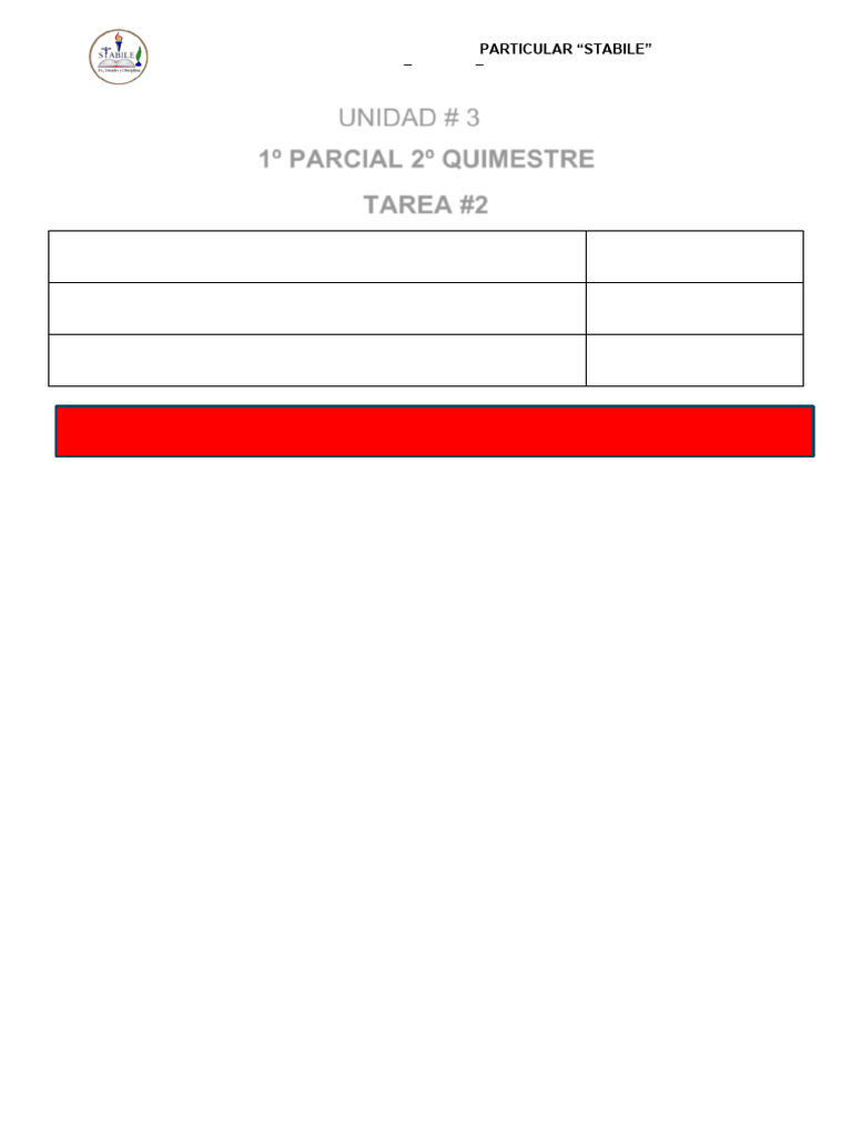 Tarea 2 1 Parcial 2 Quimestre Media | PDF