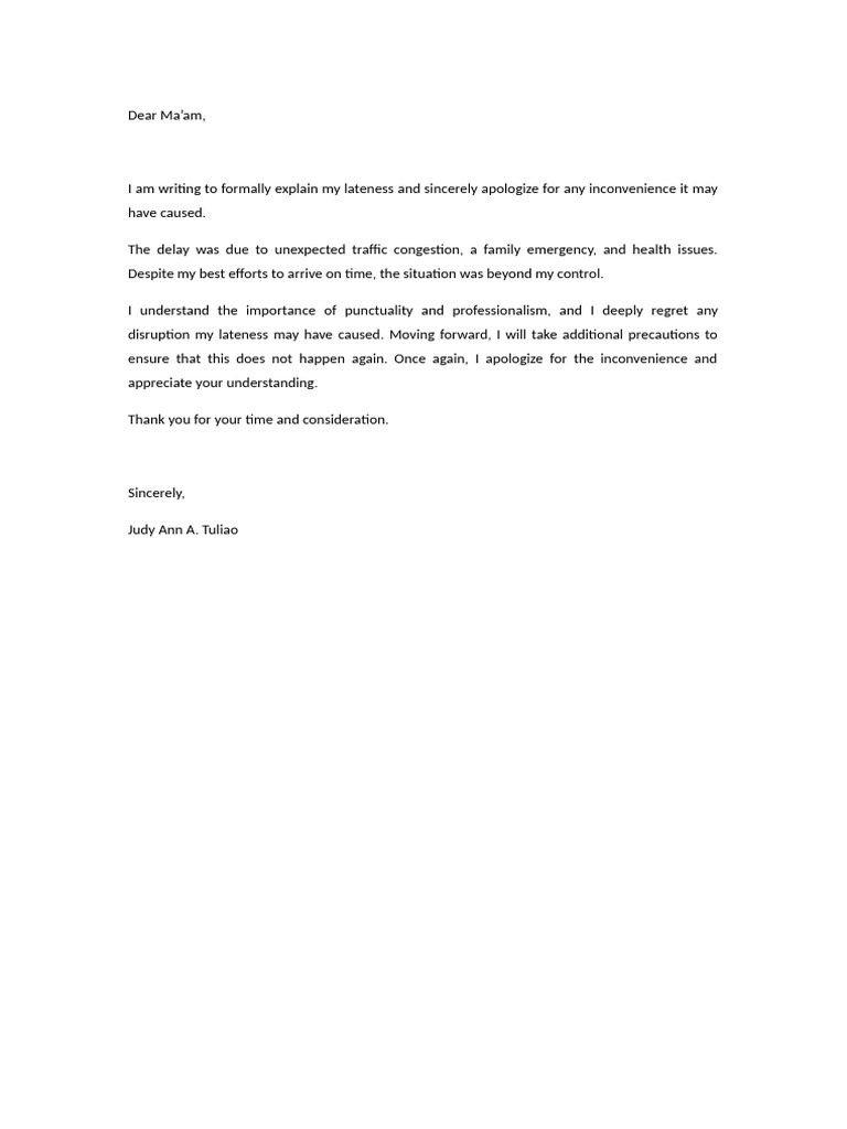 Judy Ann Letter | PDF