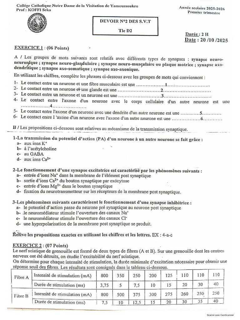 SVT MATHS | PDF