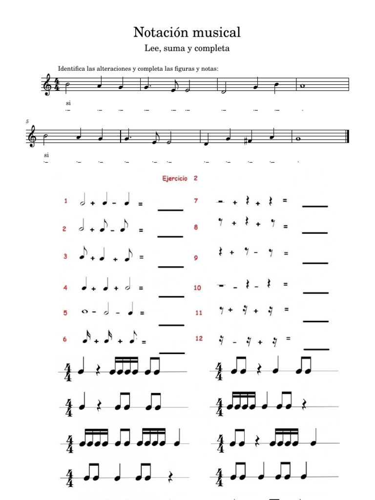 Notación Musical | PDF