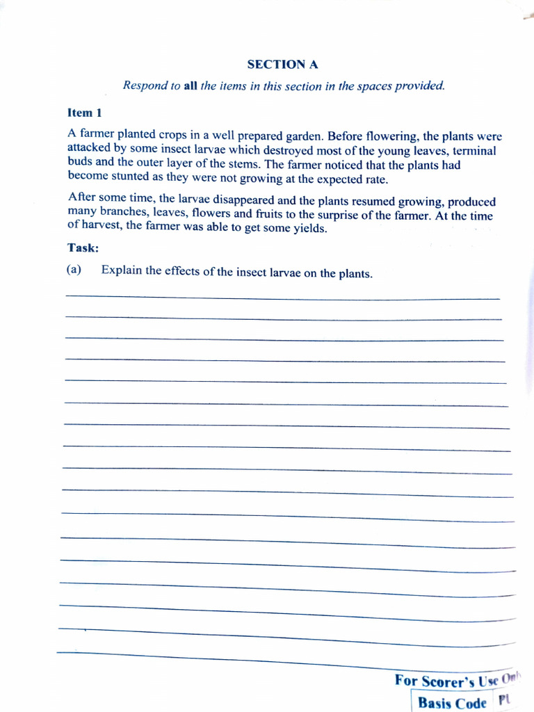 Uce Bio Paper 1 2025 | PDF
