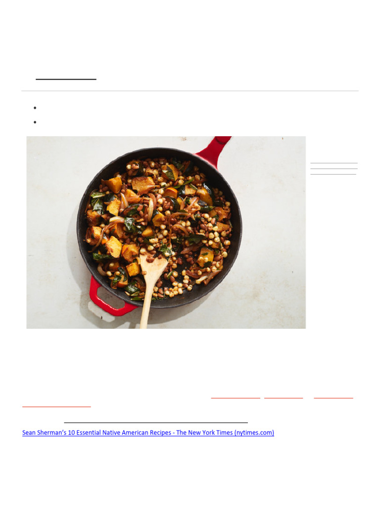 Three Sisters Bowl With Hominy | PDF | Bean | Cooking