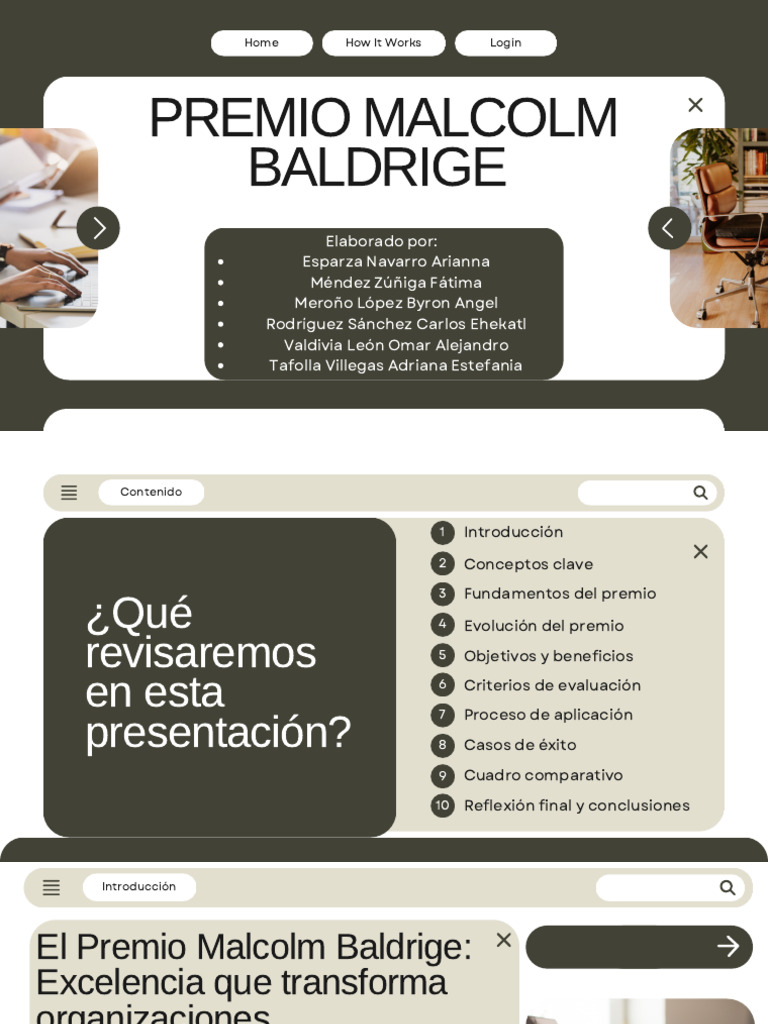 Premio Malcolm Baldrige | PDF | Benchmarking | Innovación