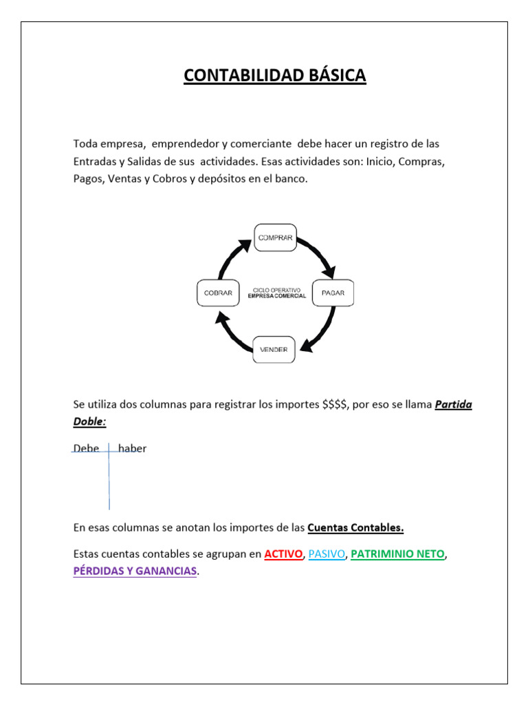 Guía de Contabilidad Básica para Negocios | PDF | Contabilidad | Bancos