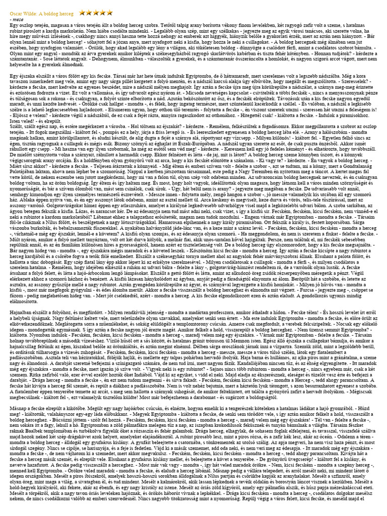 A Boldog Herceg | PDF
