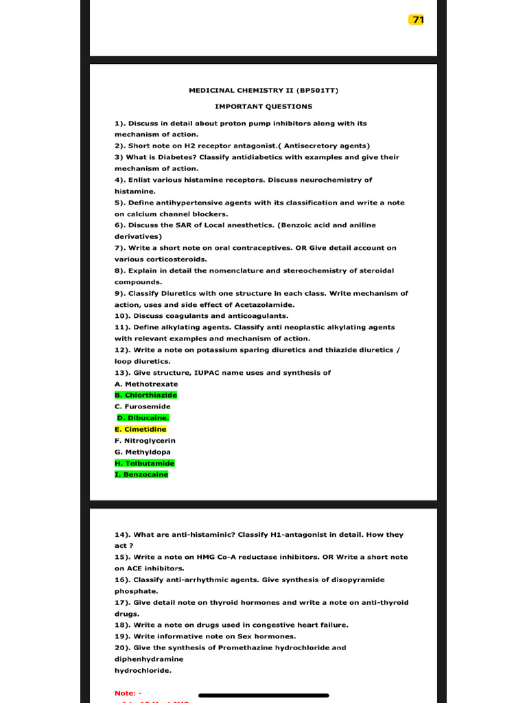 Final Medchem | PDF